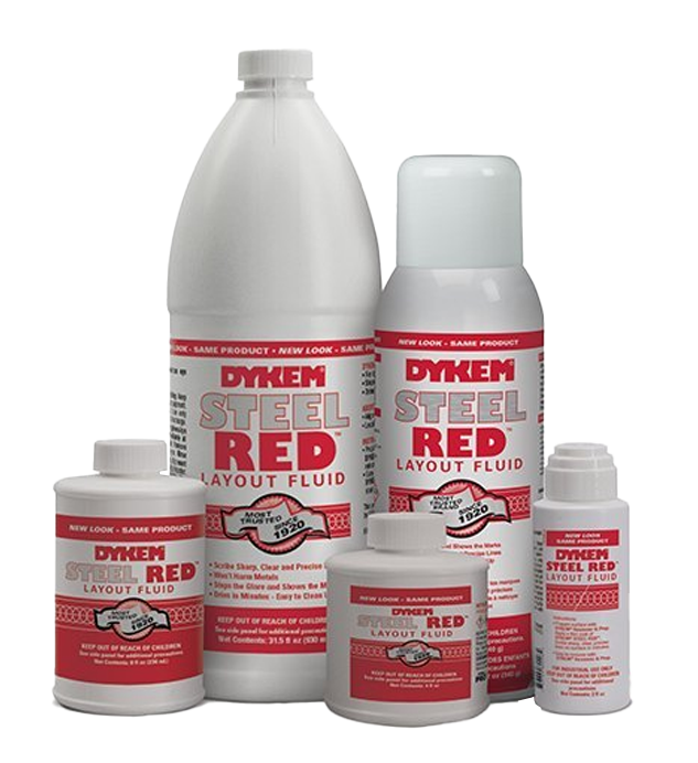 Dykem Steel Red Layout Fluid - Knowell Corporation