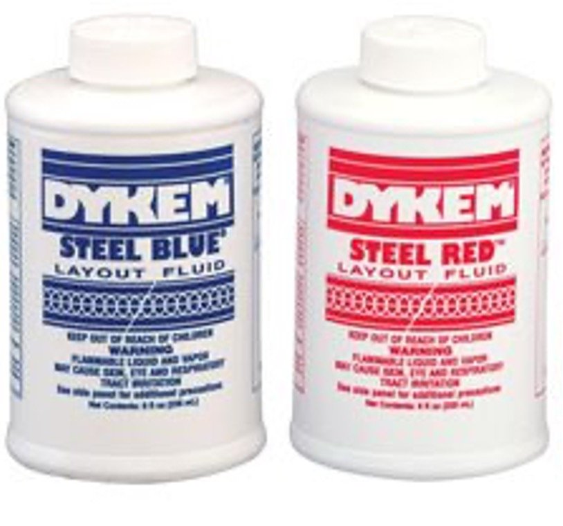 Buy DYKEM Steel Blue & Red Layout Fluid 8oz Online India